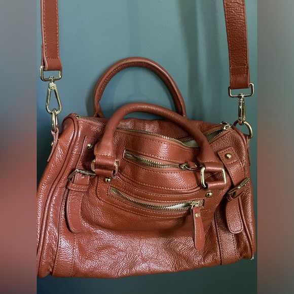 Erica Anenberg | Bags | Erica Anenberg Brown Leather Purse | Poshmark